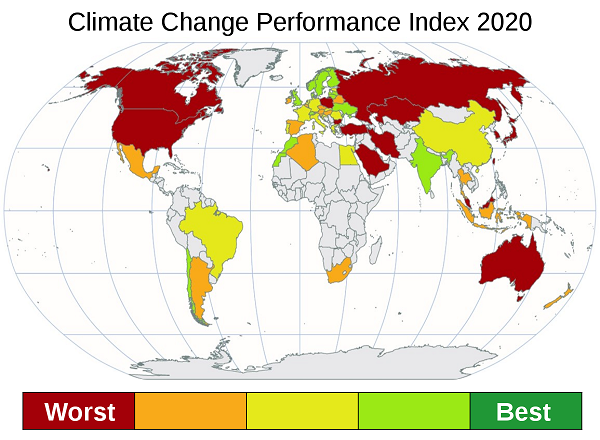 CLIMATE CHANGE PERFORMANCE INDEX - Chinmaya IAS Academy - Current Affairs