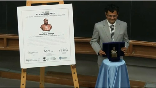RAMANUJAN PRIZE - Chinmaya IAS Academy - Current Affairs