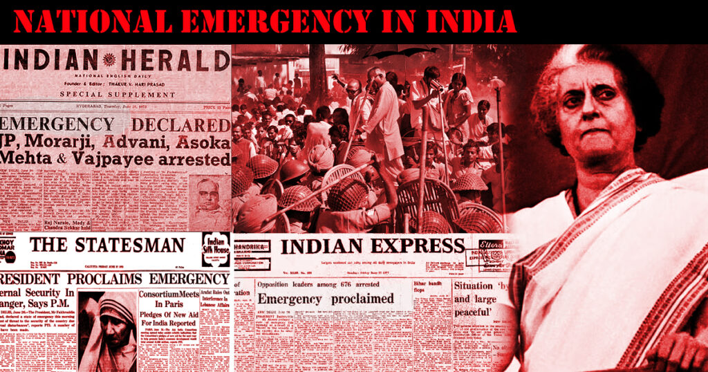 National Emergency in India – Chinmaya IAS Academy – Current Affairs