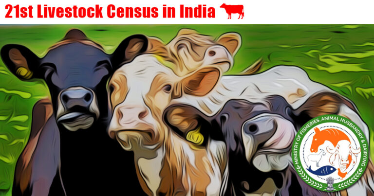 21st Livestock Census in India – Chinmaya IAS Academy – Current Affairs
